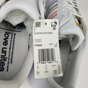 adidas | Shoes | Adidas Original Superstar Pride Leather Shoes Men ...